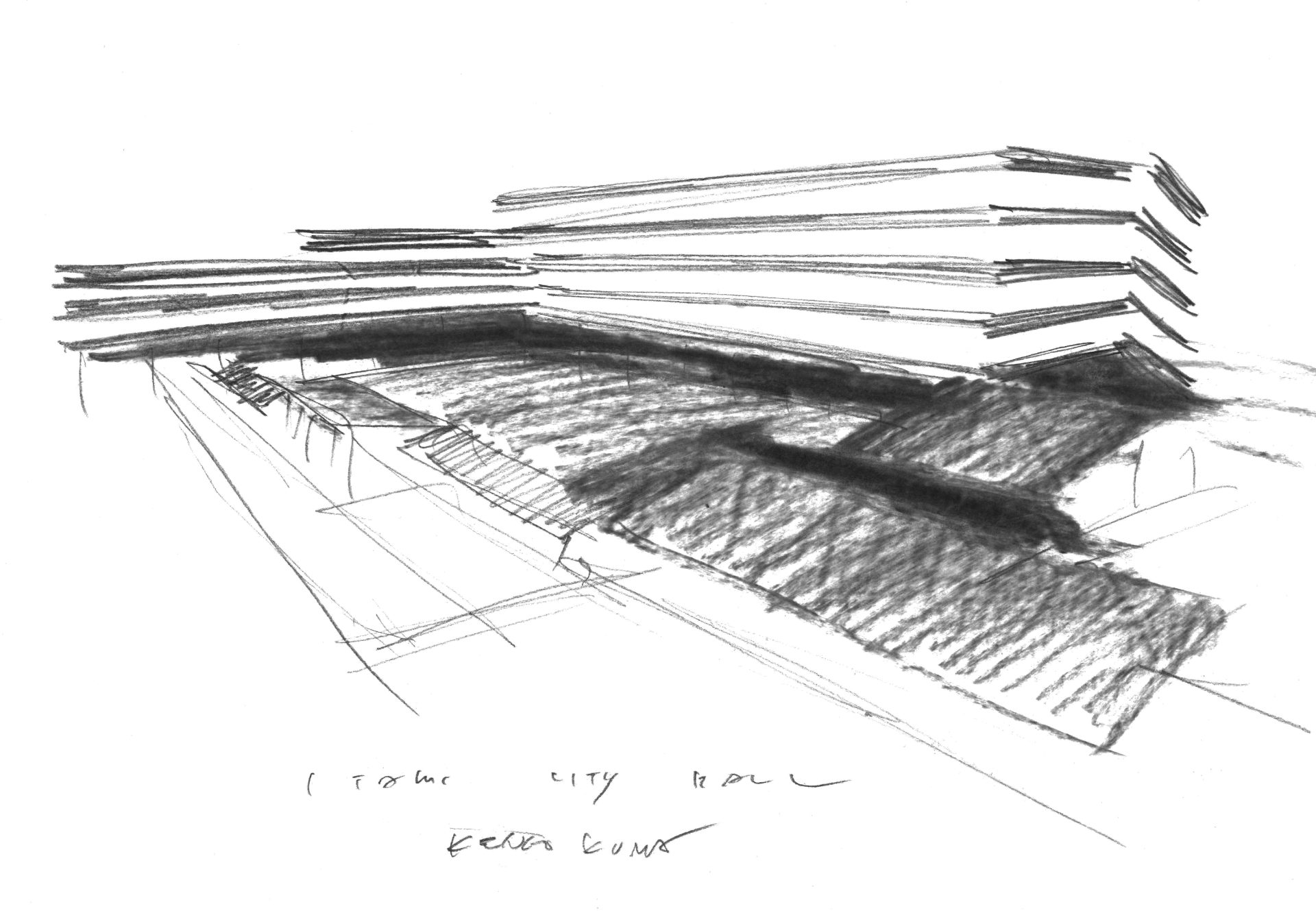 Architecture / Sculpture for Itami City Hall: Kengo Kuma, Atsuhiko ...